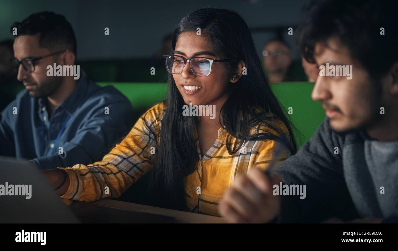 Smart Young Students Studying in University with Diverse Multiethnic ...