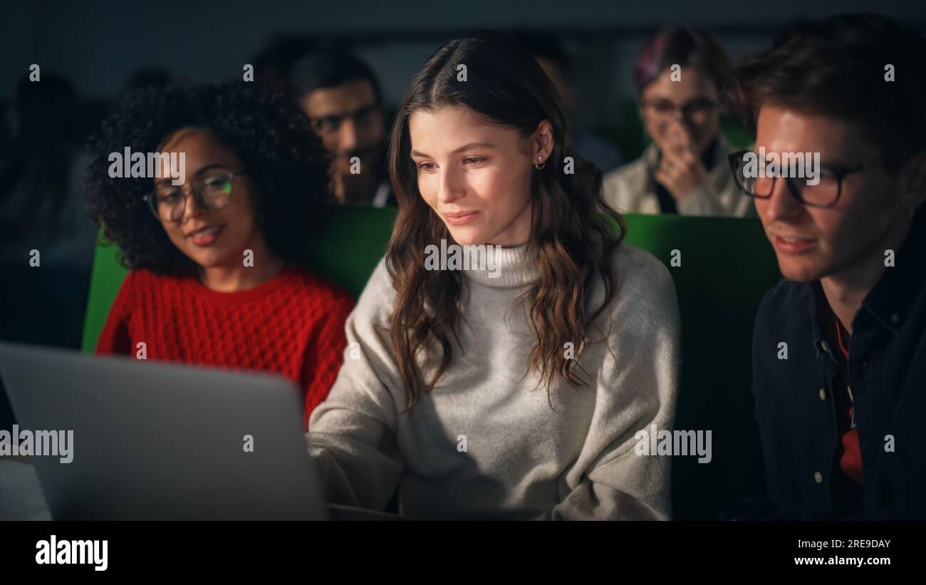 Smart Young Students Studying in University with Diverse Multiethnic ...