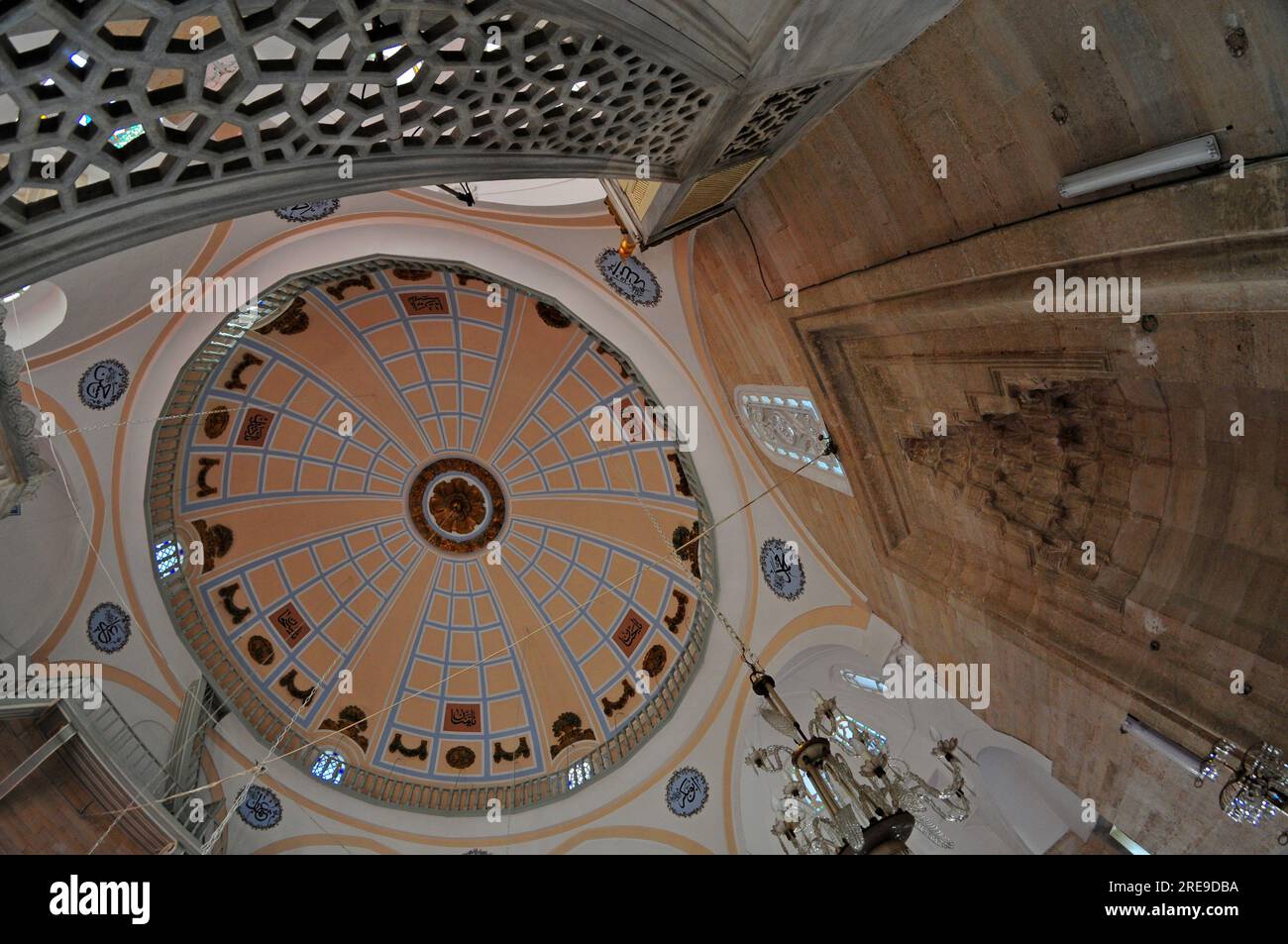 Rustem Pasha Mosque, located in Tekirdag, Turkey, was built in the 16th ...