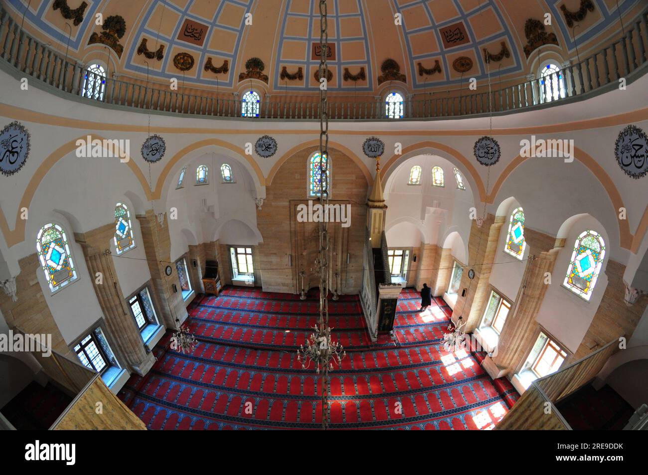 Rustem Pasha Mosque, located in Tekirdag, Turkey, was built in the 16th ...