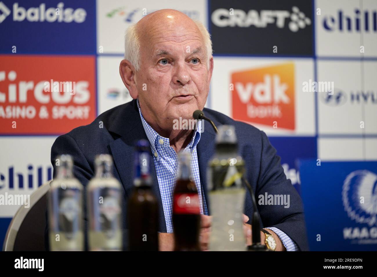 Gent, Belgium. 26th July, 2023. Gent's chairman Ivan De Witte pictured ...