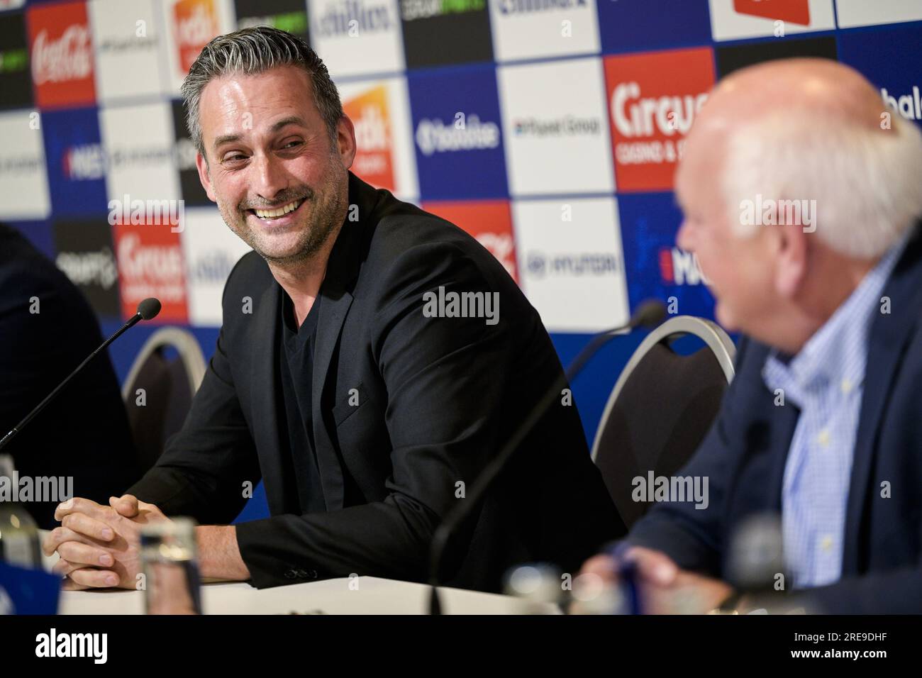 Gent, Belgium. 26th July, 2023. Gent's New owner Sam Baro and Gent's ...