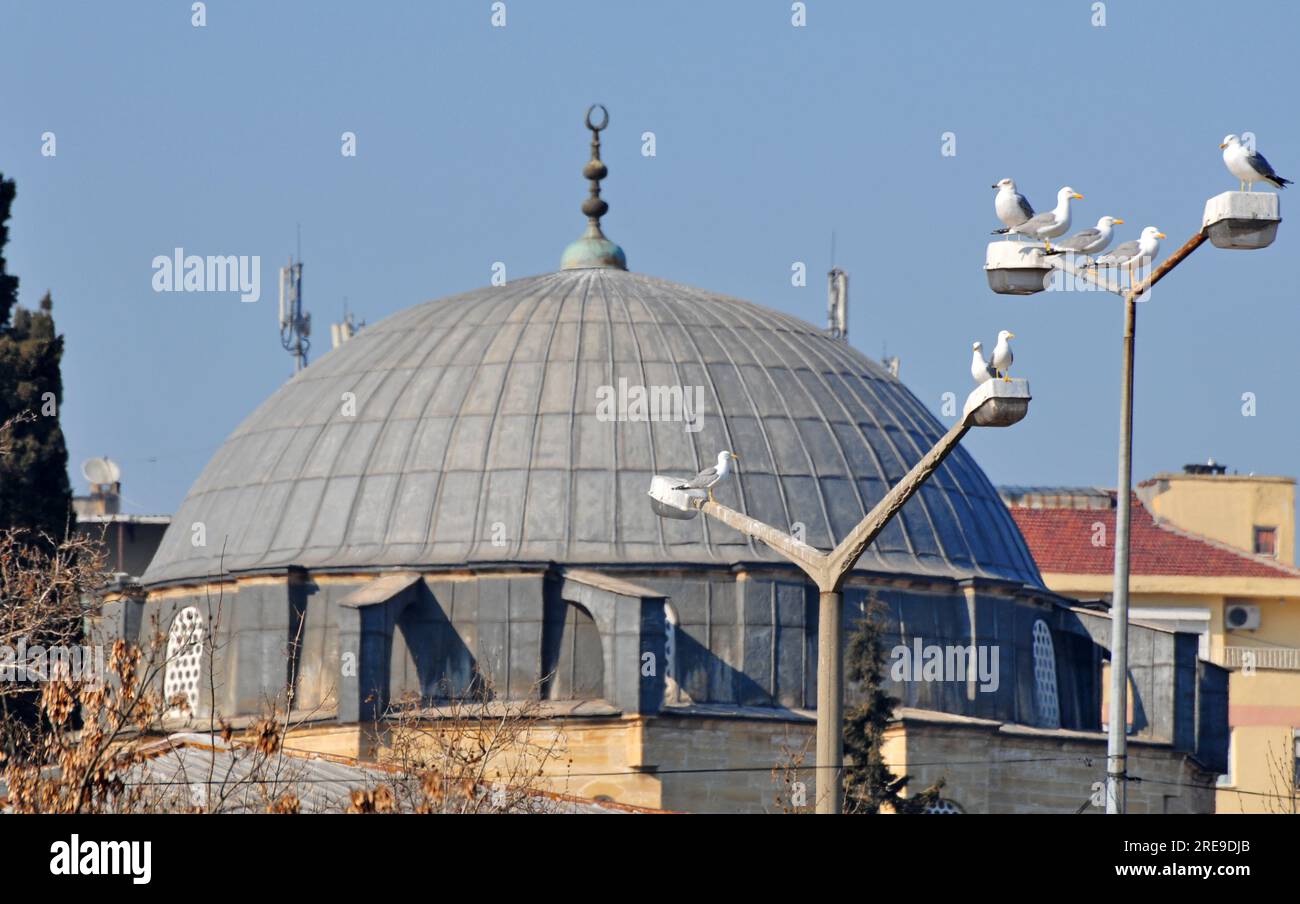 Rustem Pasha Mosque, located in Tekirdag, Turkey, was built in the 16th ...