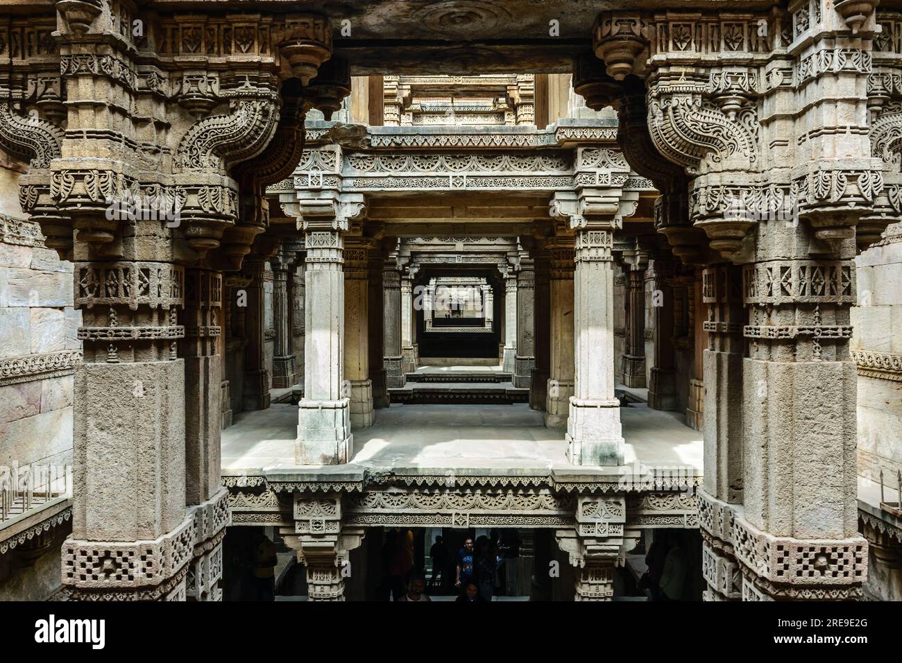 UNESCO world heritage site, adalaj stepwell of Gujarat Stock Photo - Alamy