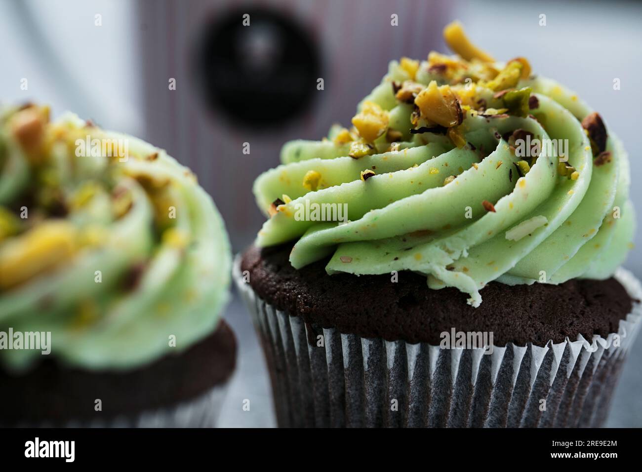 colorfull cupcake close up photo Stock Photo - Alamy