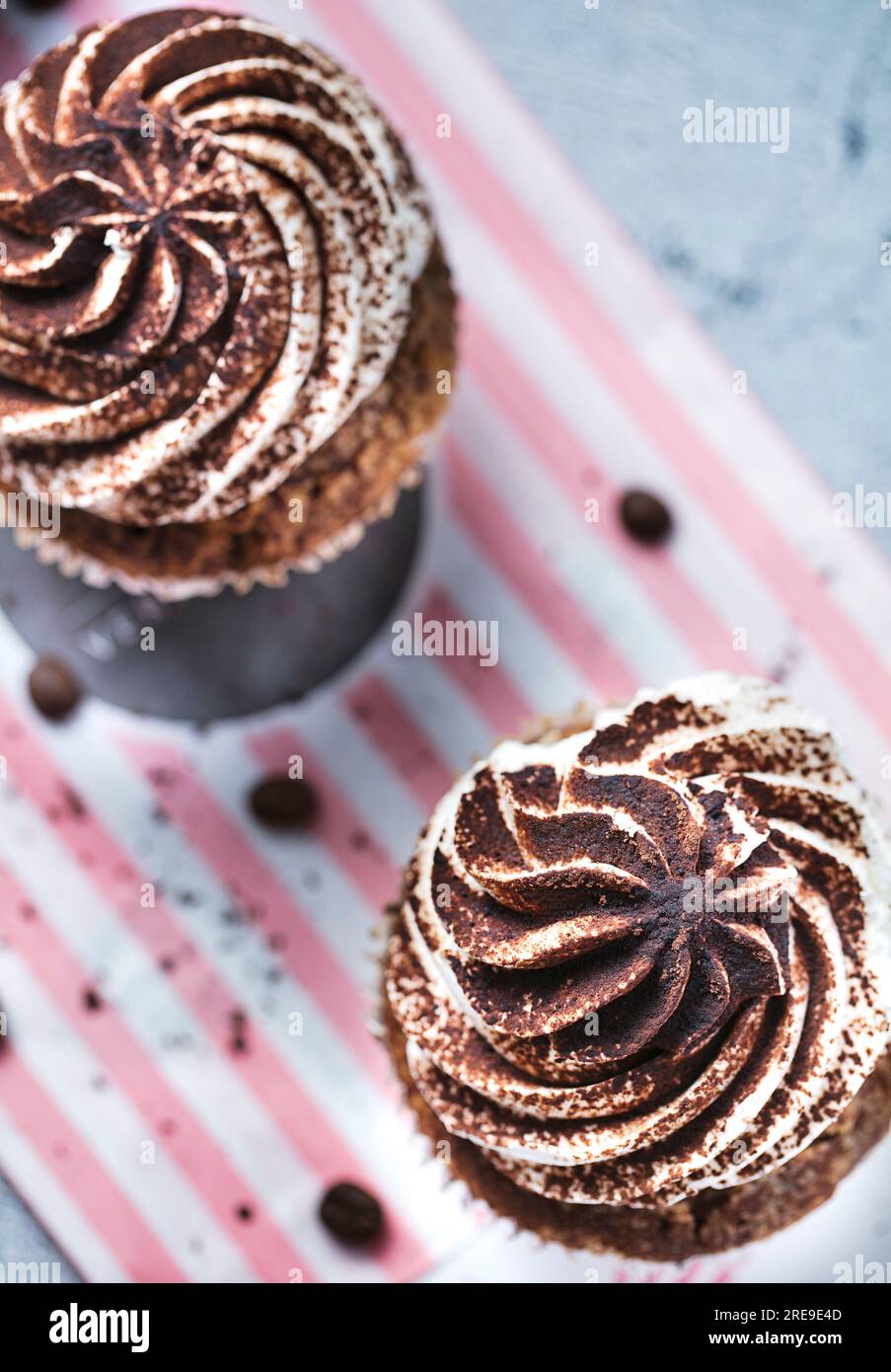 colorfull cupcake close up photo Stock Photo - Alamy