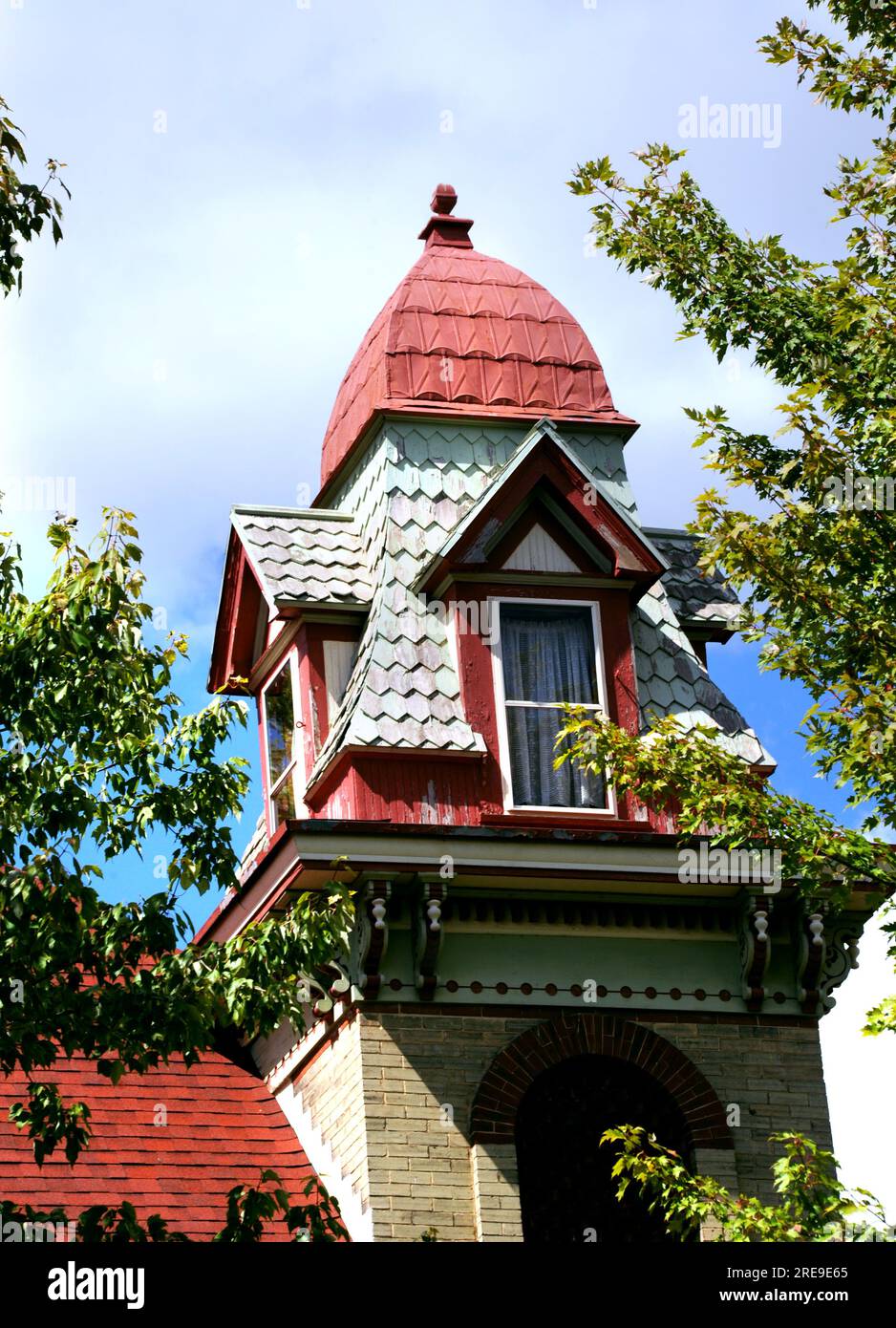 Queen Anne House With Dormer Windows