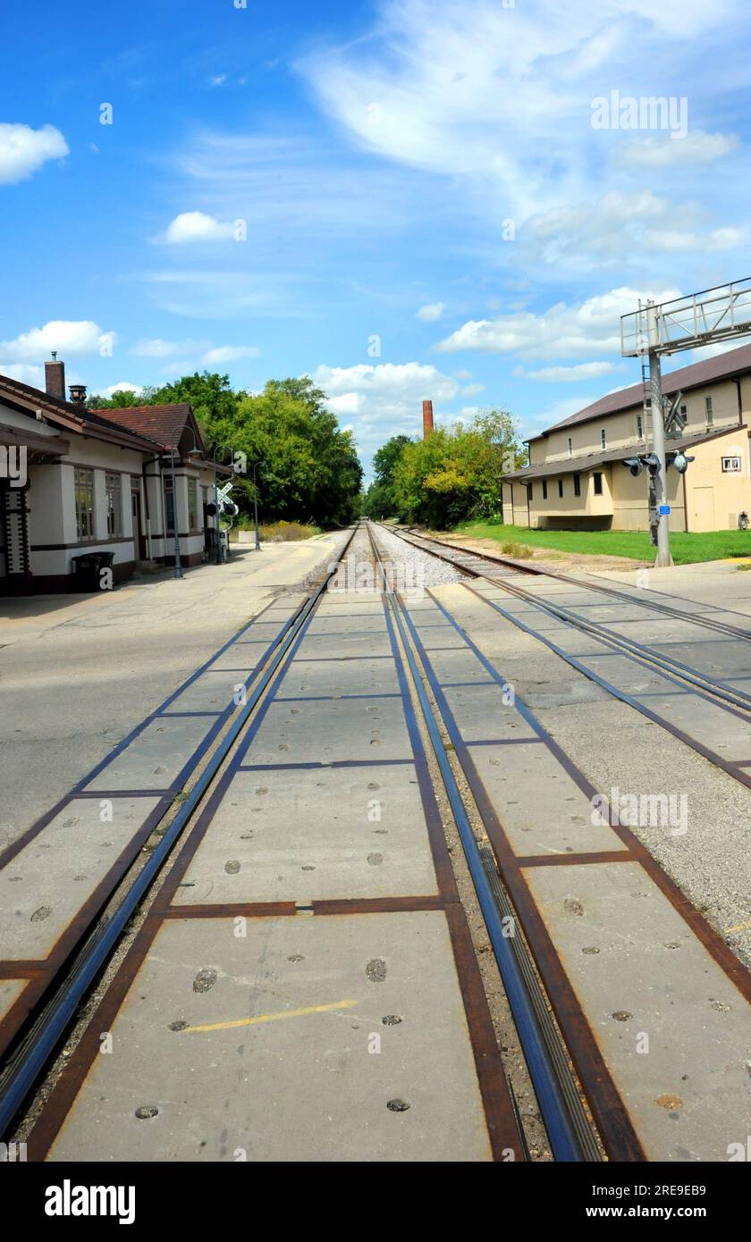 Disappearing train hi-res stock photography and images - Alamy