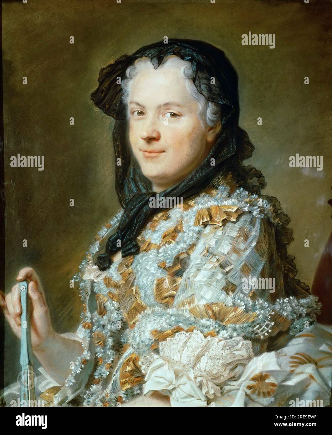 Maurice-Quentin de La Tour (1704-1788) -- Queen Marie Leczinska, wife ...