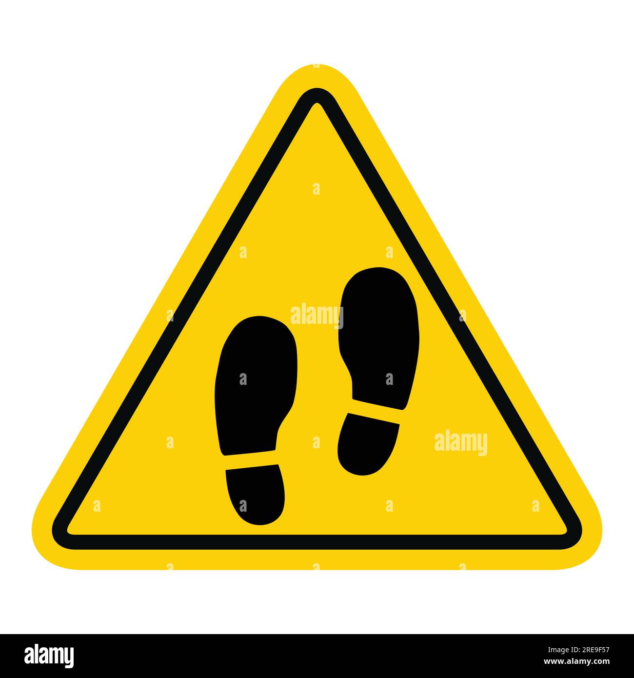 Triangle footprint Stock Vector Images - Alamy