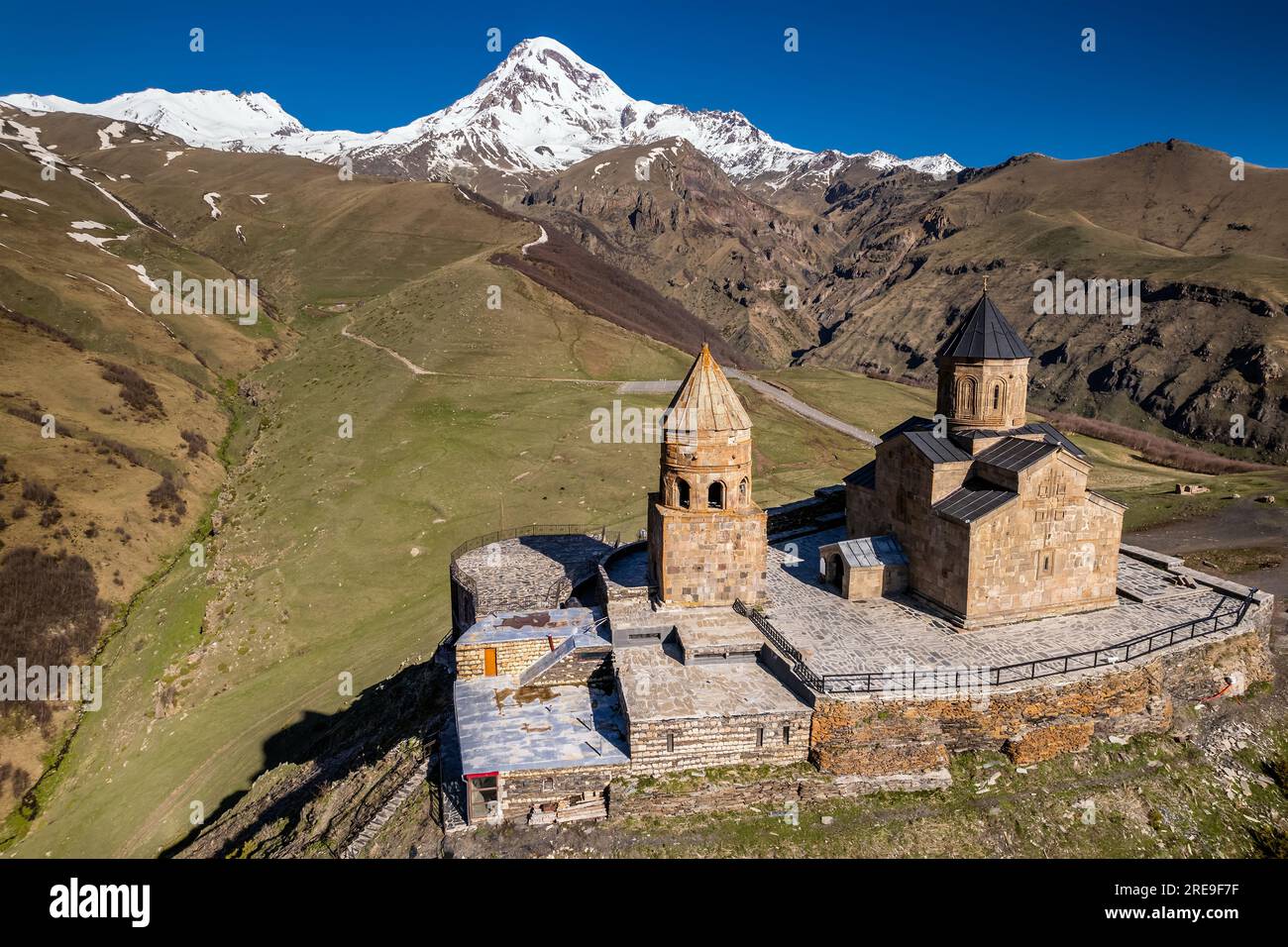 Aerial view of the Georgia landmarks Stock Photo - Alamy