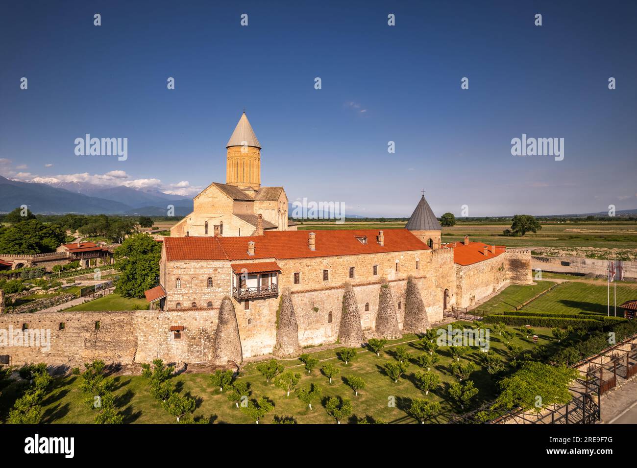 Aerial view of the Georgia landmarks Stock Photo - Alamy