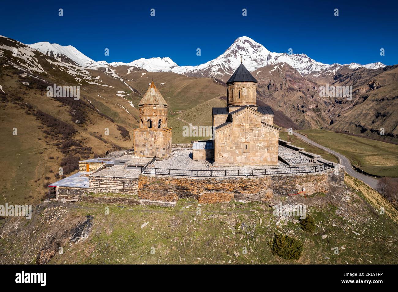 Aerial view of the Georgia landmarks Stock Photo - Alamy