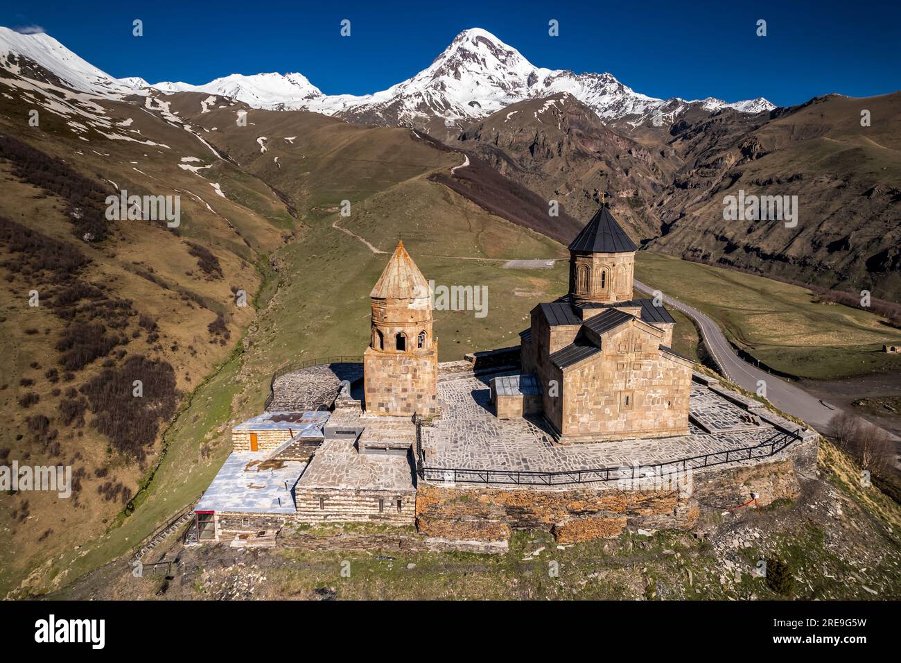 Aerial view of the Georgia landmarks Stock Photo - Alamy