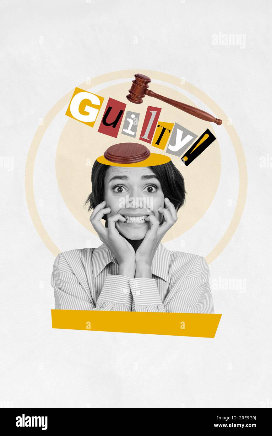 Photo Cartoon Comics Sketch Collage Picture Of Scared Lady Getting