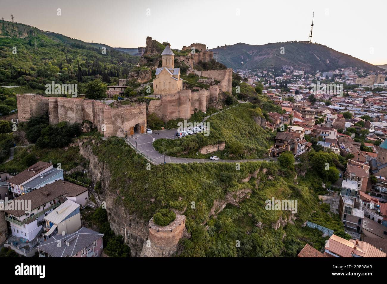 Aerial view of the Georgia landmarks Stock Photo - Alamy