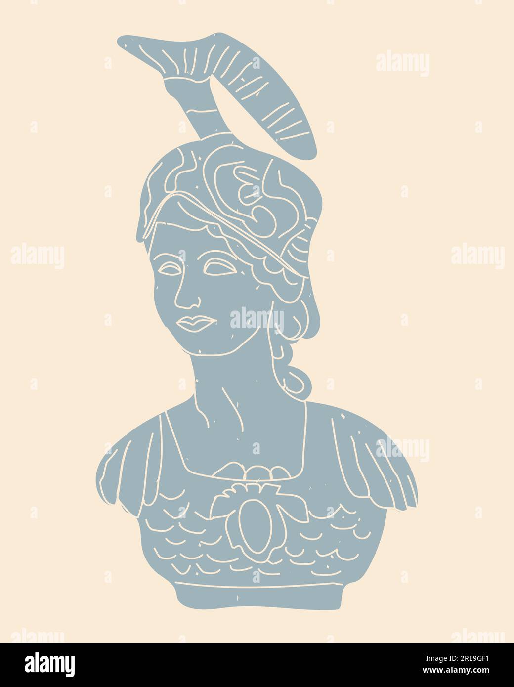 Greece statue god Stock Vector Images - Alamy