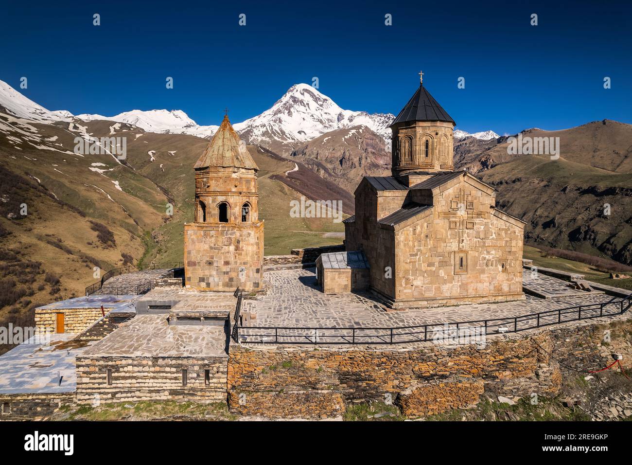 Aerial view of the Georgia landmarks Stock Photo - Alamy