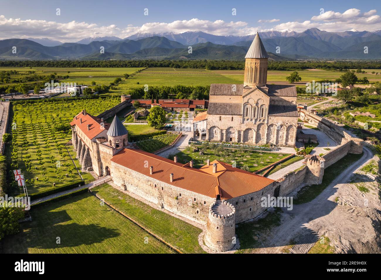 Aerial view of the Georgia landmarks Stock Photo - Alamy
