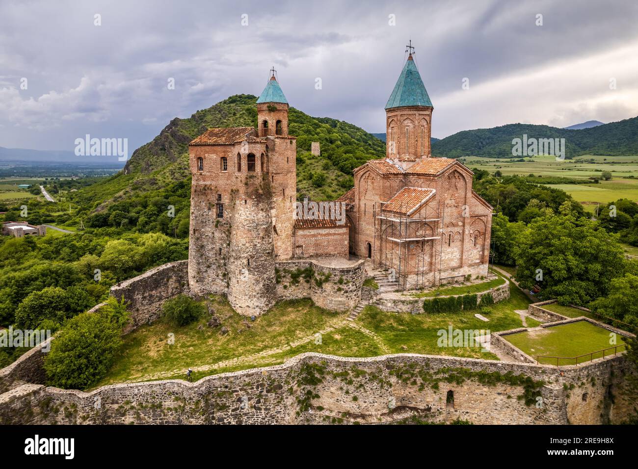 Aerial view of the Georgia landmarks Stock Photo - Alamy