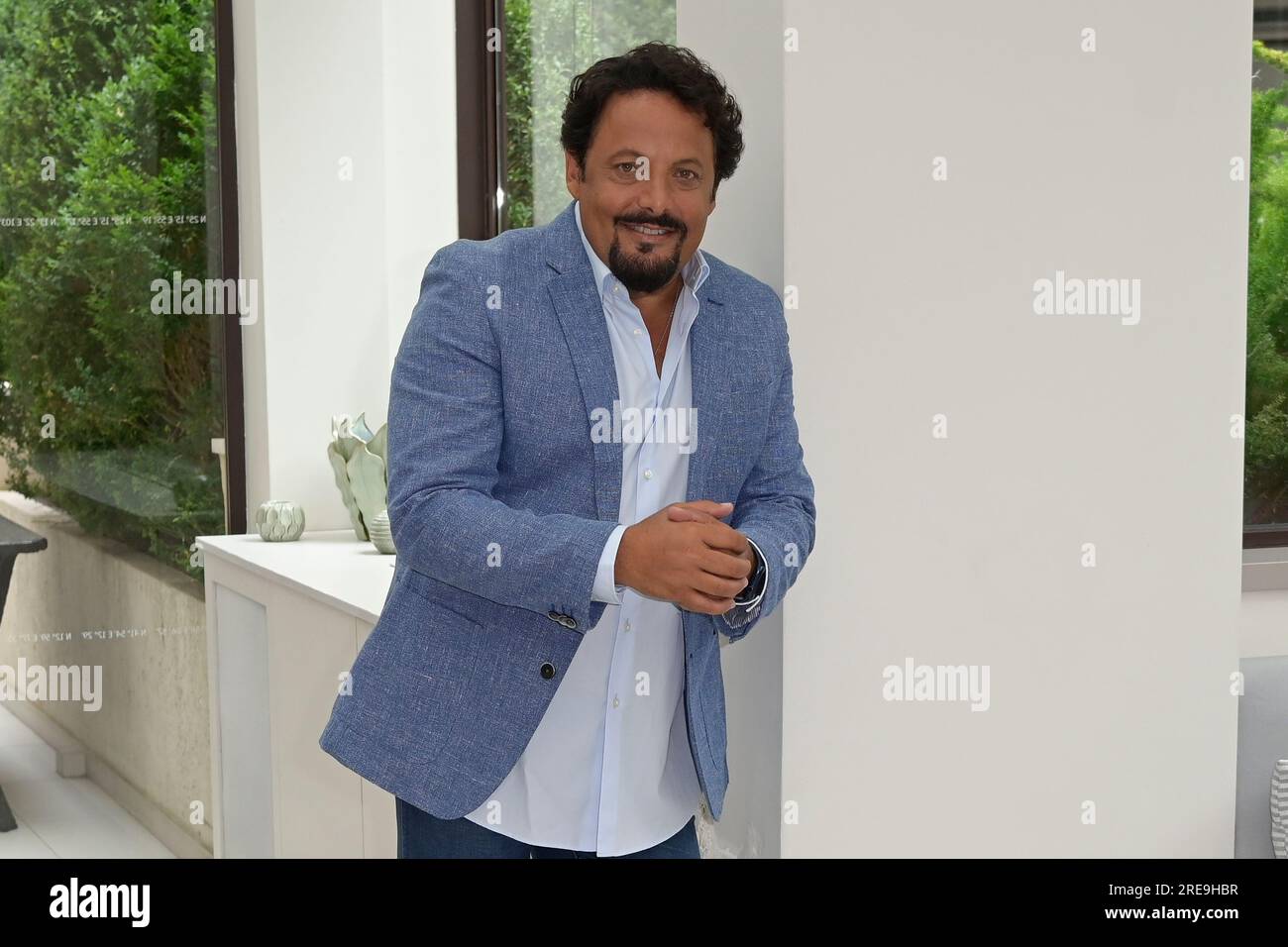 Rome, Italy. 26th July, 2023. Enrico Brignano attends the photocall of ...
