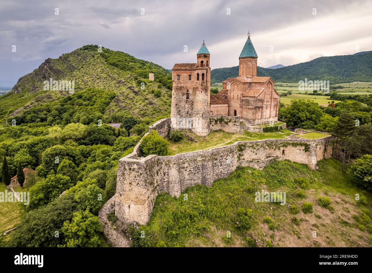 Aerial view of the Georgia landmarks Stock Photo - Alamy