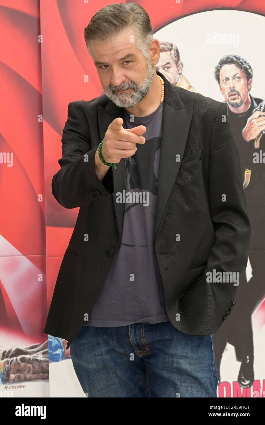 Rome, Italy. 26th July, 2023. Fortunato Cerlino attends the photocall ...