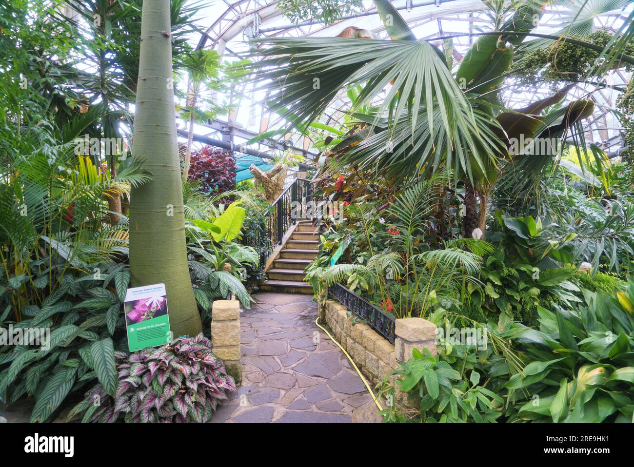 Inverness Botanic Gardens lie close to the River Ness on the west bank ...