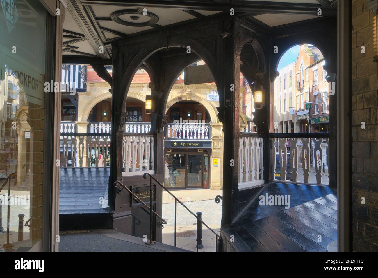 Historic, Ancient, beautiful Tudor buildings, architecture in the ...