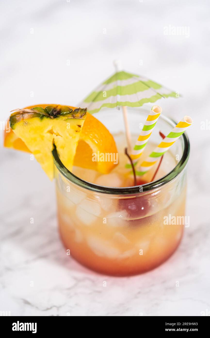 Malibu sunset cocktail hi-res stock photography and images - Alamy