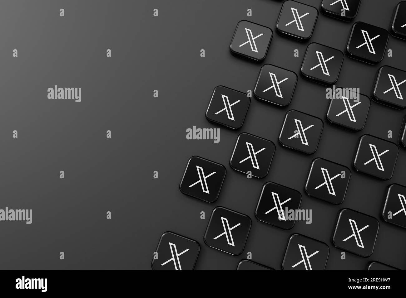 LONDON, UK - July 2023: The new Twitter Logo and brand is released ...