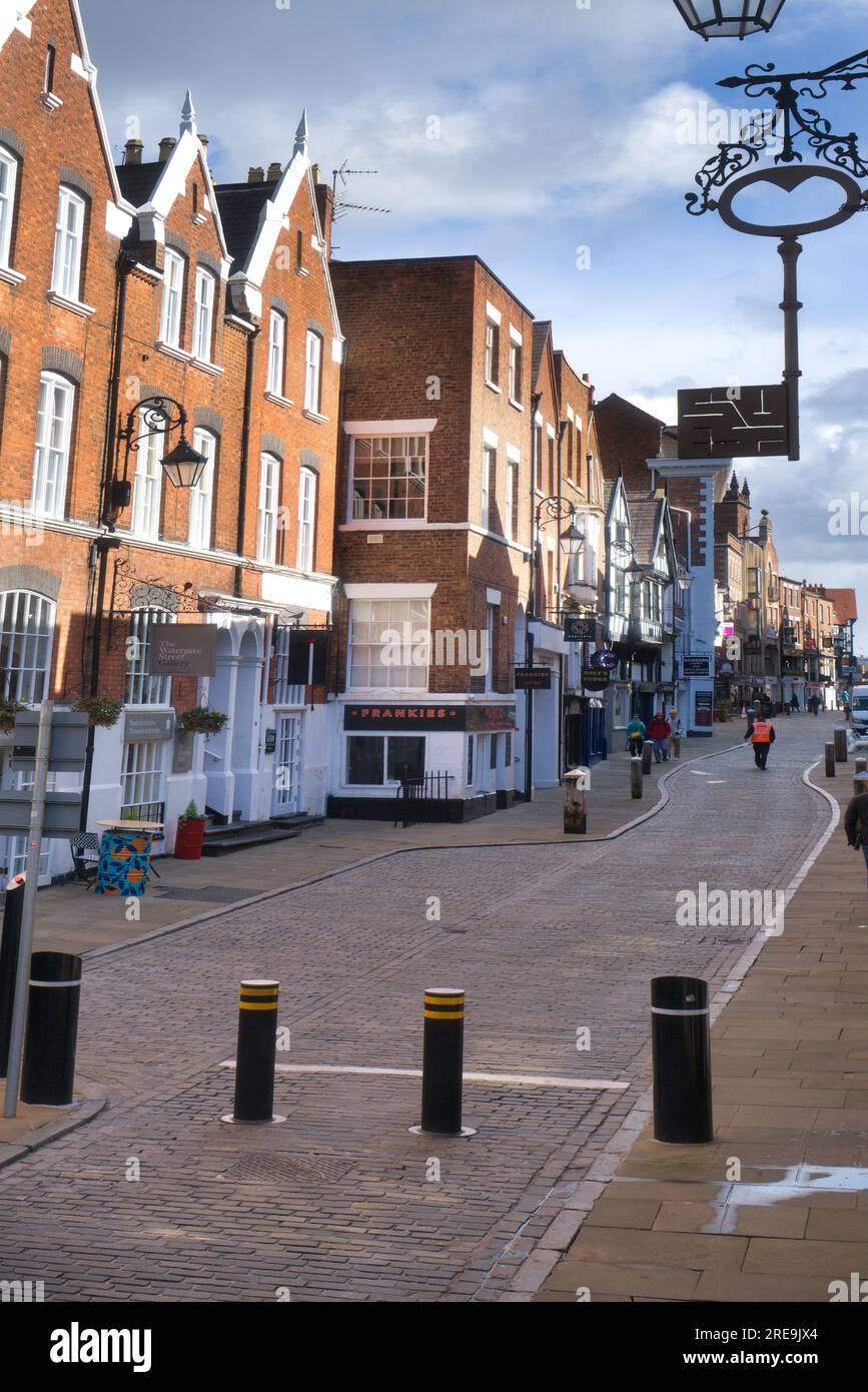 Ancient, beautiful Tudor architecture in the Chester City Centre ...