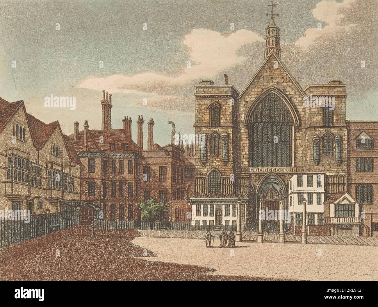 Westminster Hall 1800 by Samuel Ireland Stock Photo - Alamy