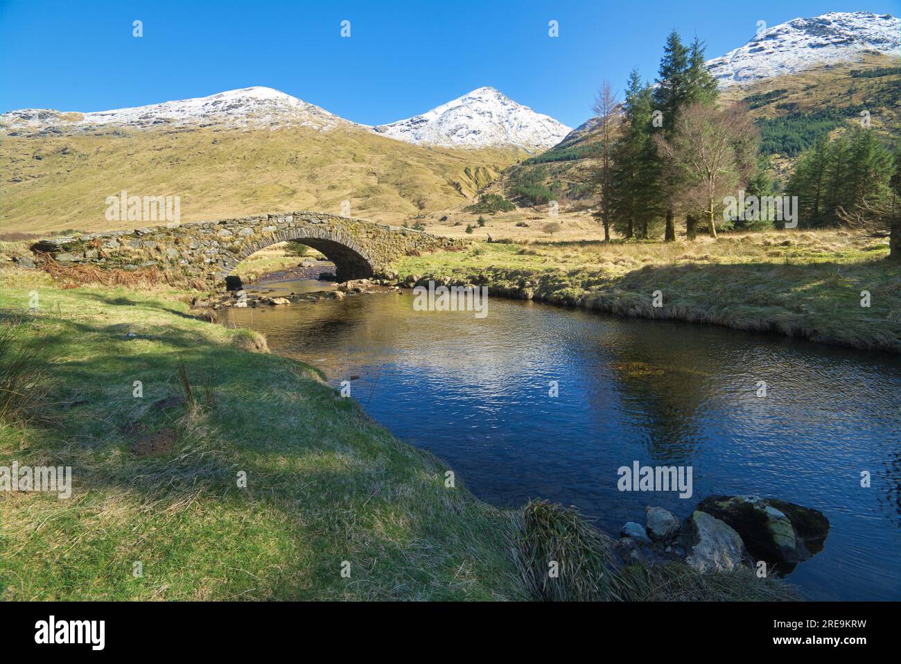 The famous and historic stone 'Butter Bridge' near the top of the 'rest ...