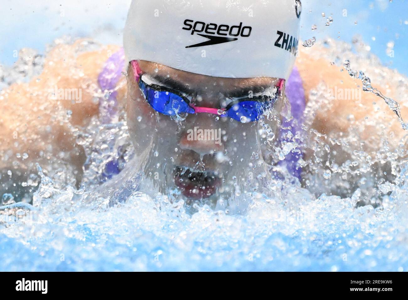 Fukuoka, Japan. 26th July, 2023. Zhang Yufei of Team China competes ...