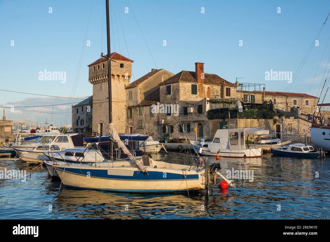 Kastilac in Kastel Gomilica, Kastela, Croatia. 16th century fort. The ...