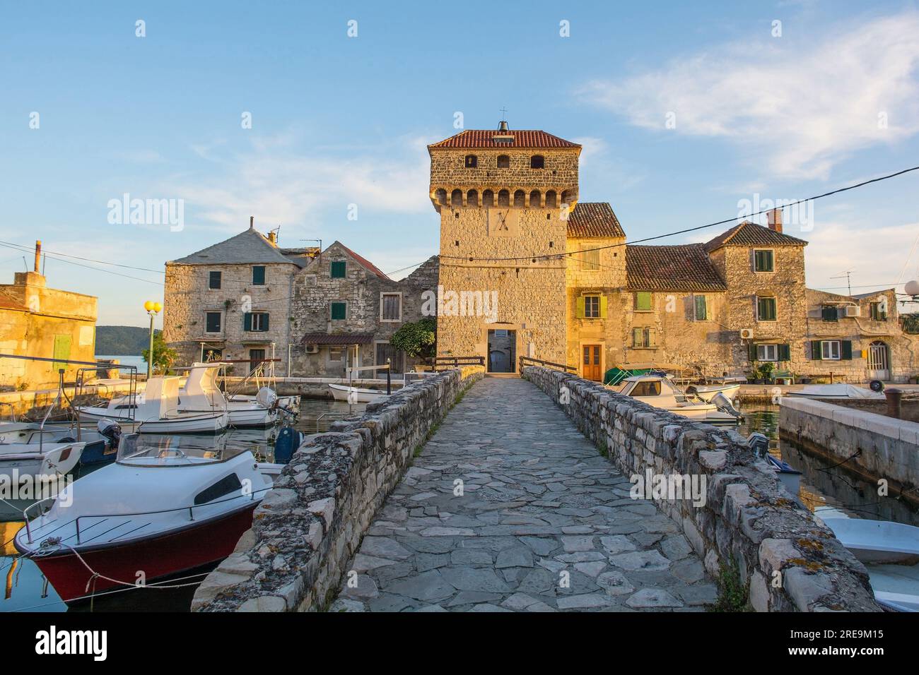 Kastilac in Kastel Gomilica, Kastela, Croatia. 16th century fort. The ...