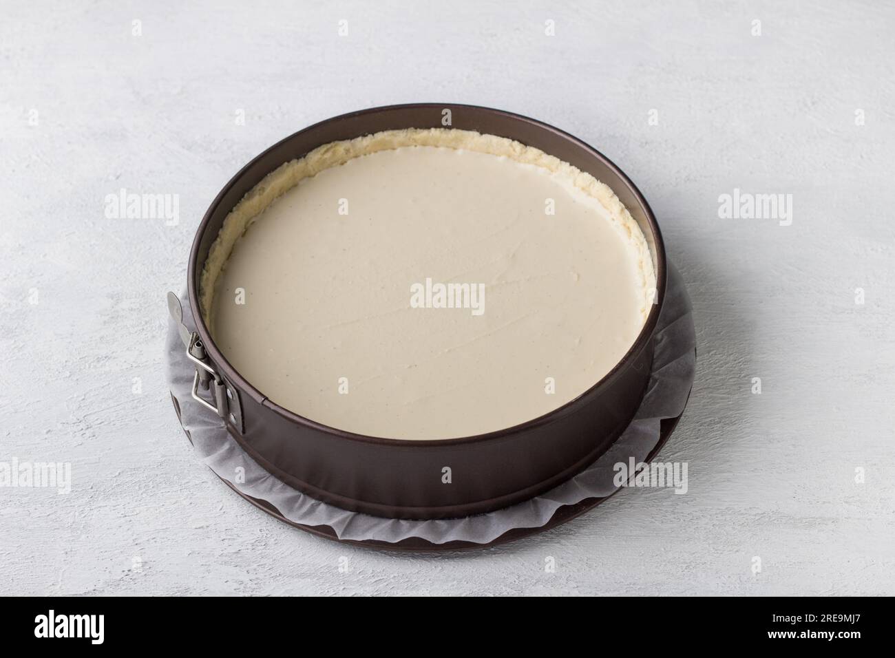 Making process sweet cheese pan hi-res stock photography and images - Alamy