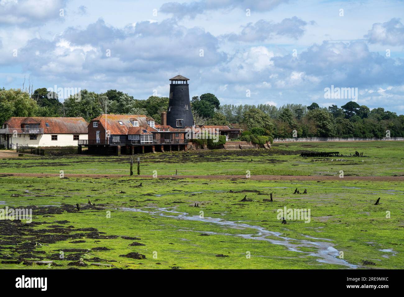 The Old Mill at Langstone Quay, Chichester Harbour on the Solent ...