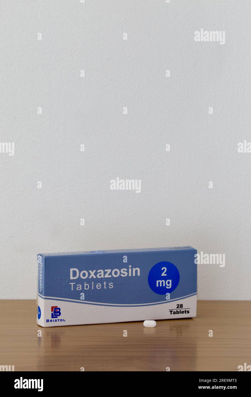 Doxazosin for the treatment of hight blood pressure Stock Photo - Alamy
