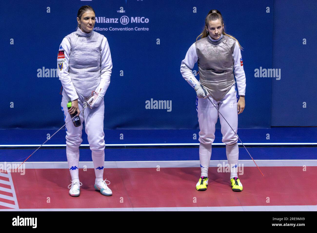 Milan, Italy. 26th July, 2023. Errigo Arianna (ITA) and Favaretto ...