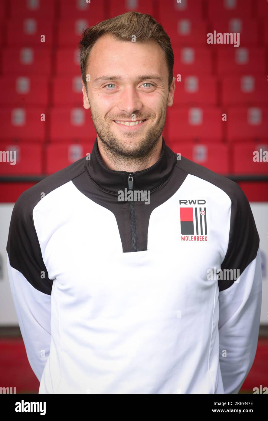 Brussels, Belgium. 26th July, 2023. Rwdm's Gianni Chiffi poses for a ...