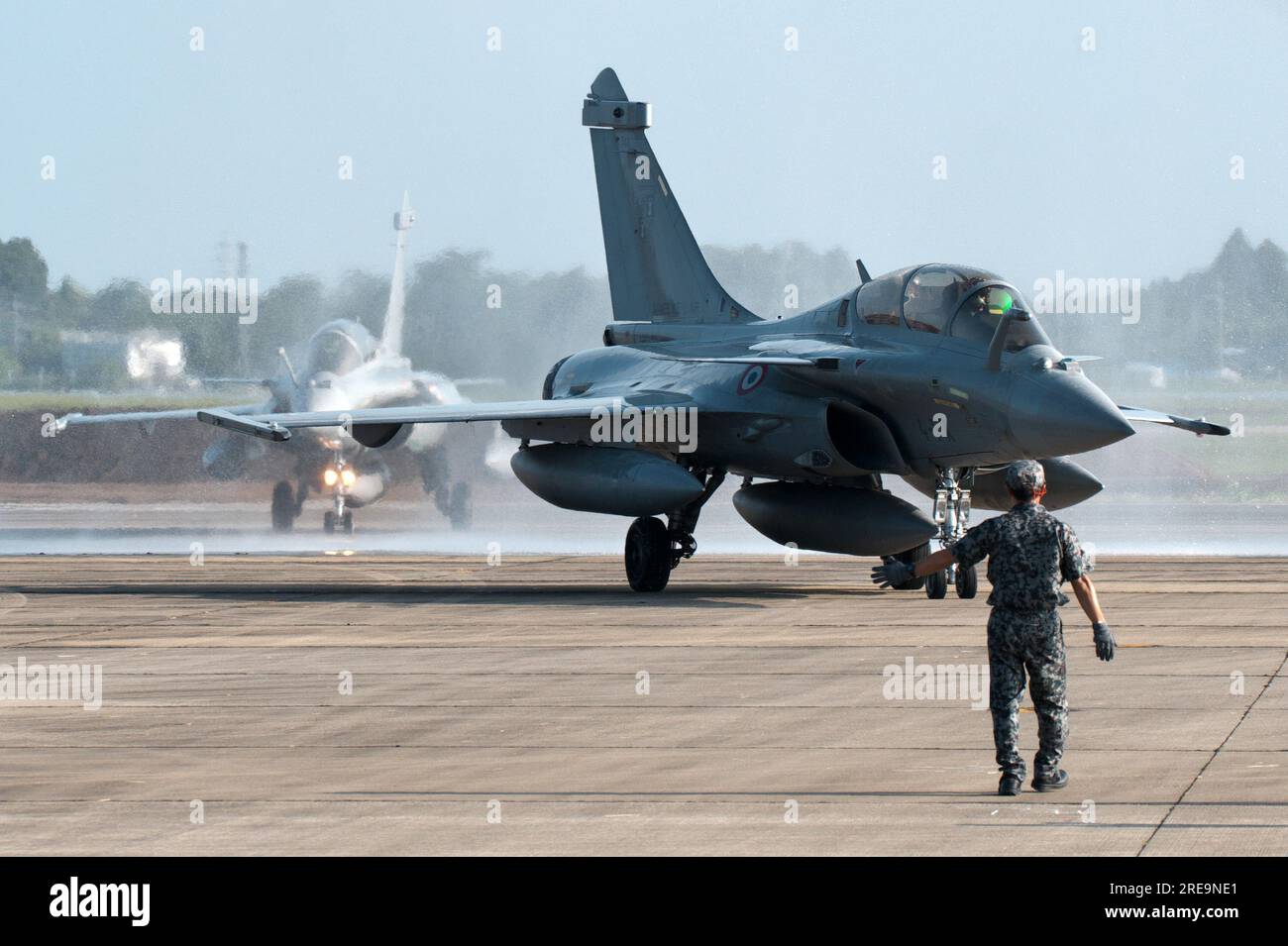 Shintomi, Japan. 26th July, 2023. Two French Air and Space Force's ...