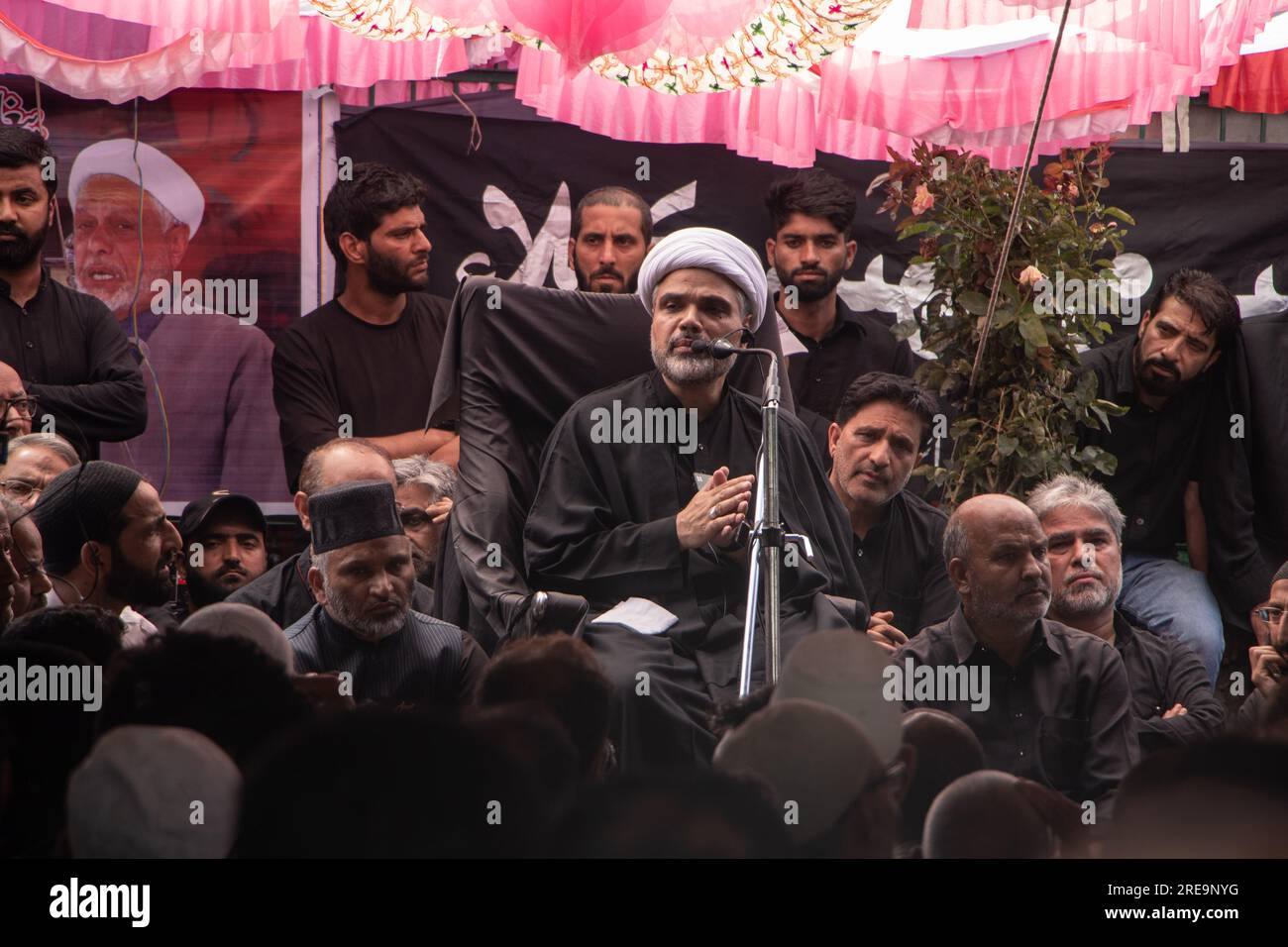 July 26, 2023, Srinagar, Jammu and Kashmir, India: A Shia head cleric ...