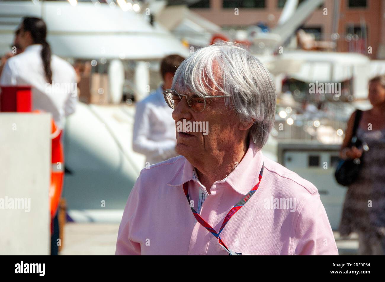 05/12/2011 (Montecarlo) Bernie Ecclestone arrives on the Port Hercules ...