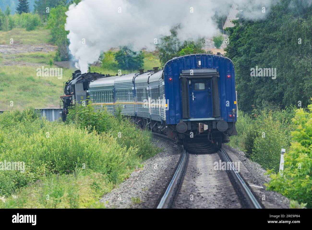 Vintage steam train moves hi-res stock photography and images - Alamy