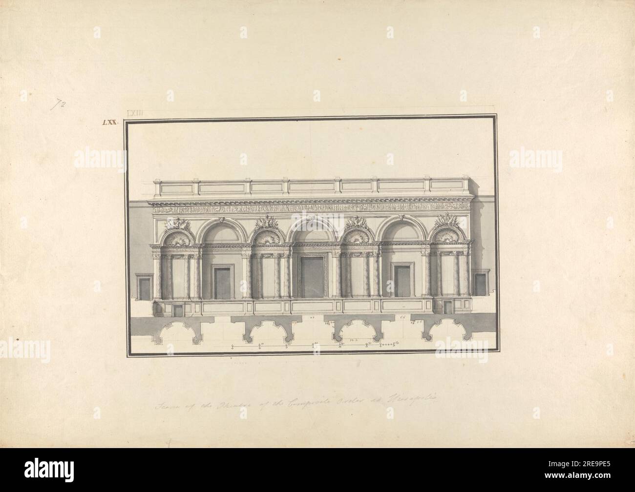 Reconstruction of the Proscenium of the Theater at Hierapolis circa ...