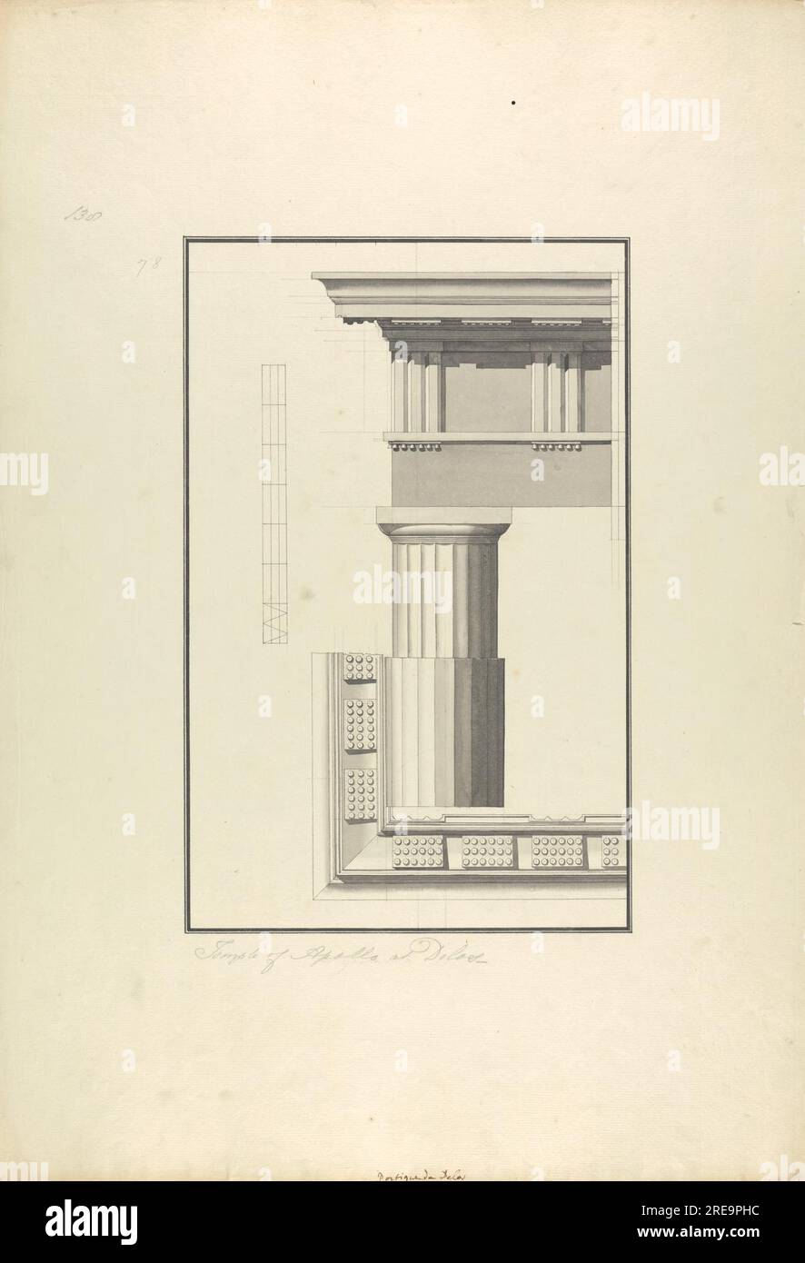 Details of the Doric Order from the Athenian Temple of Apollo at Delos ...