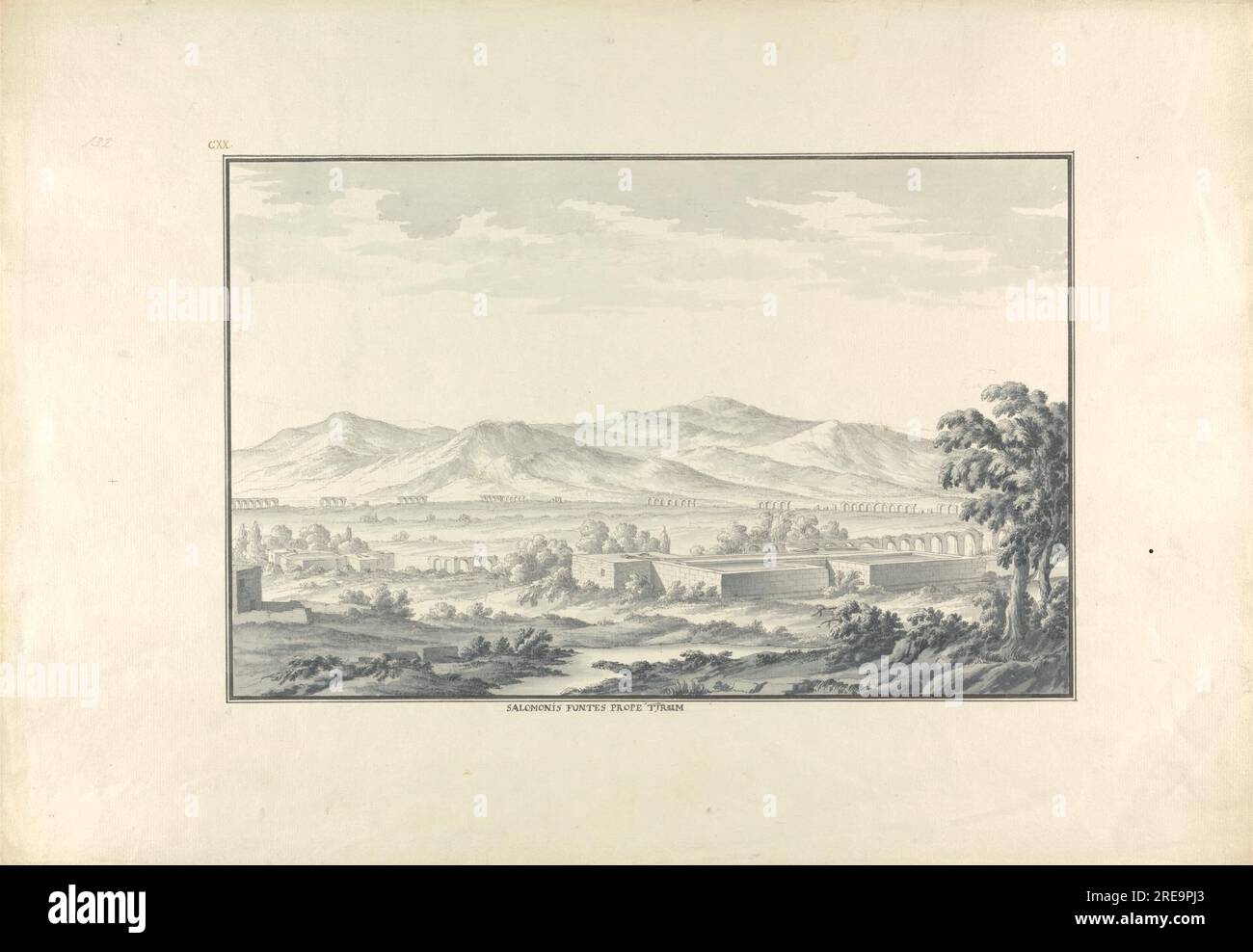 View of the Ruined Theater of Aezani at Tjaden circa 1750 by Giovanni ...