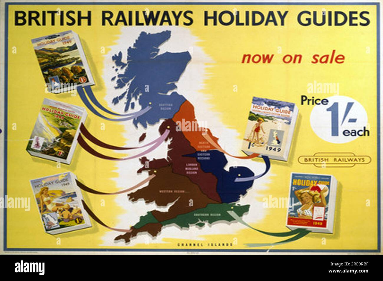 Antique style railway advertising hi-res stock photography and images ...